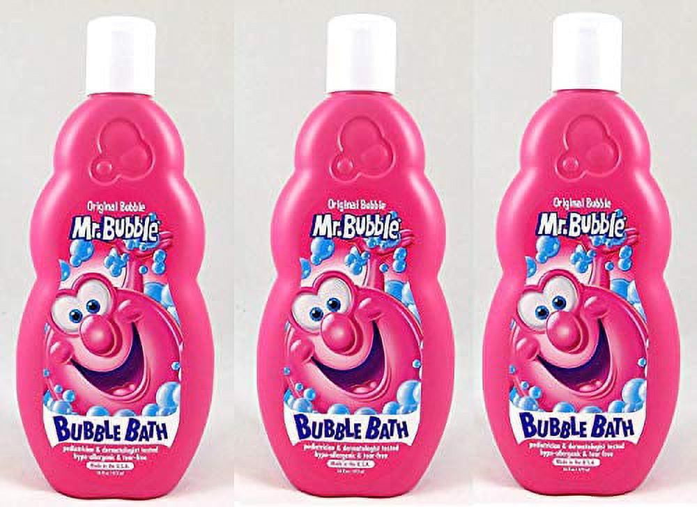 Mr. Bubble Liquid Bubble Bath, Original 16 oz (Pack of 3) - Walmart.com