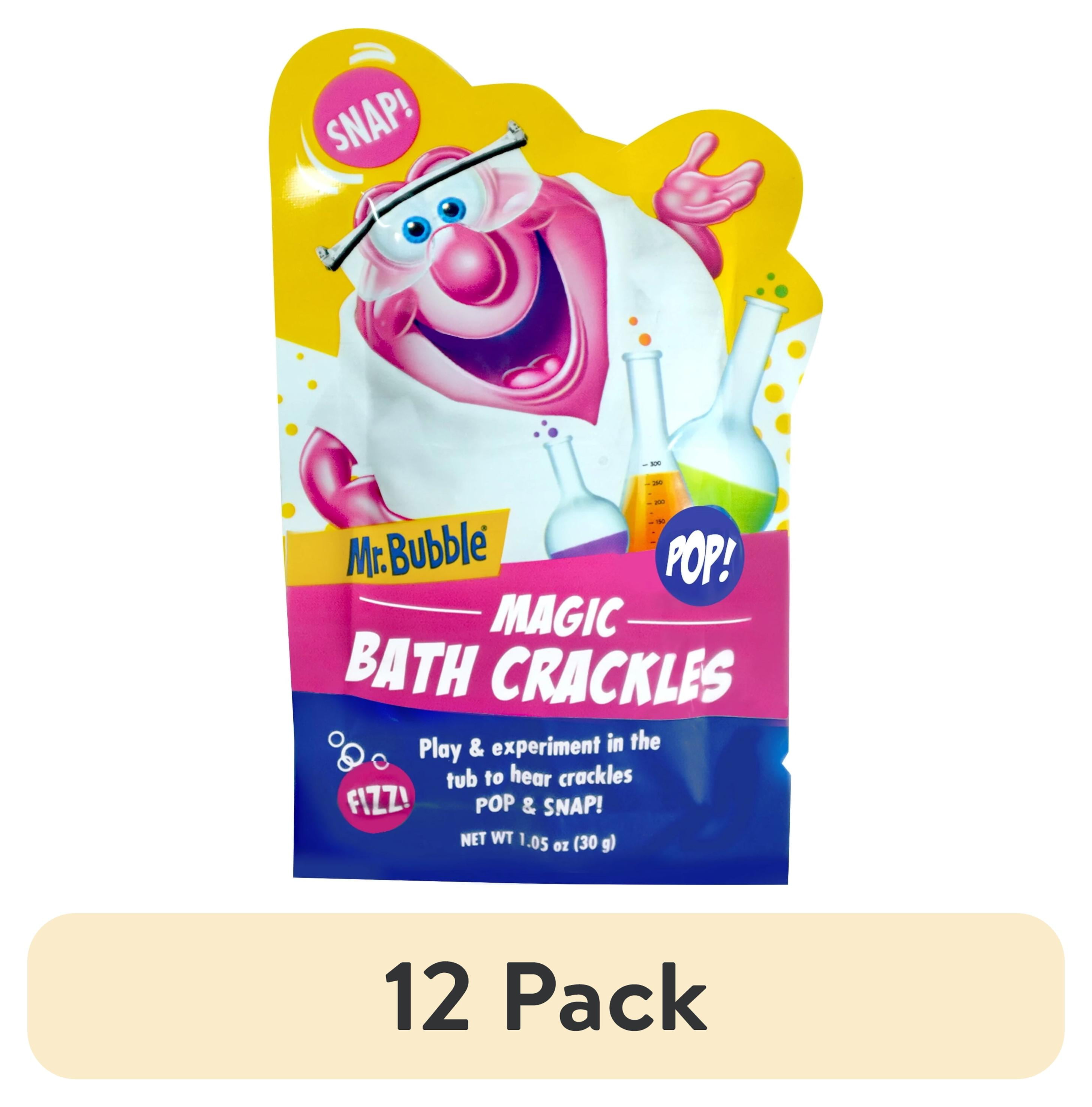 (12 pack) Mr. Bubble Magic Bath Crackles, Poppin' Bath time Fun ...