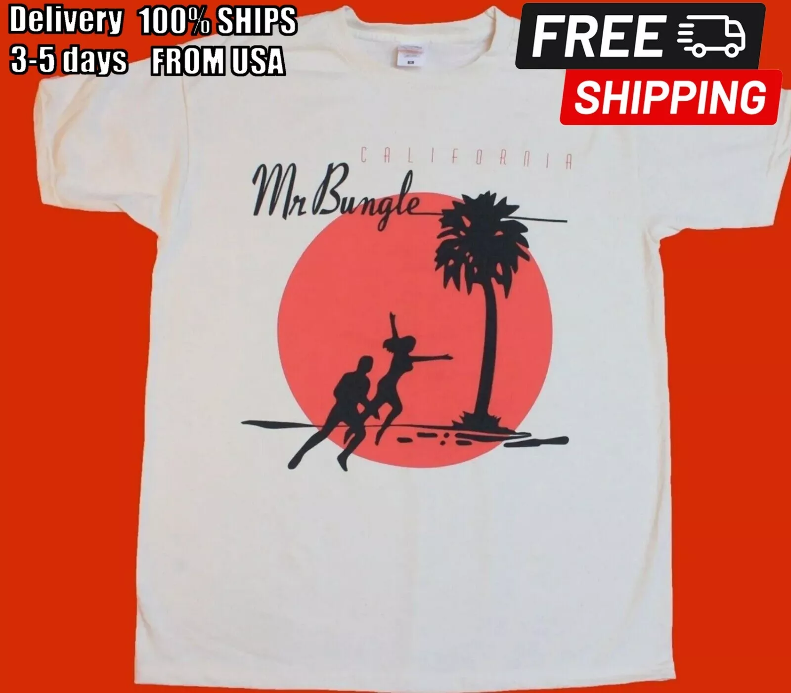 Mr Bungle California Mike Patton Fantomas Tomahawk Fnm New Natural Color T-shirt Tshirt, 5XL ...