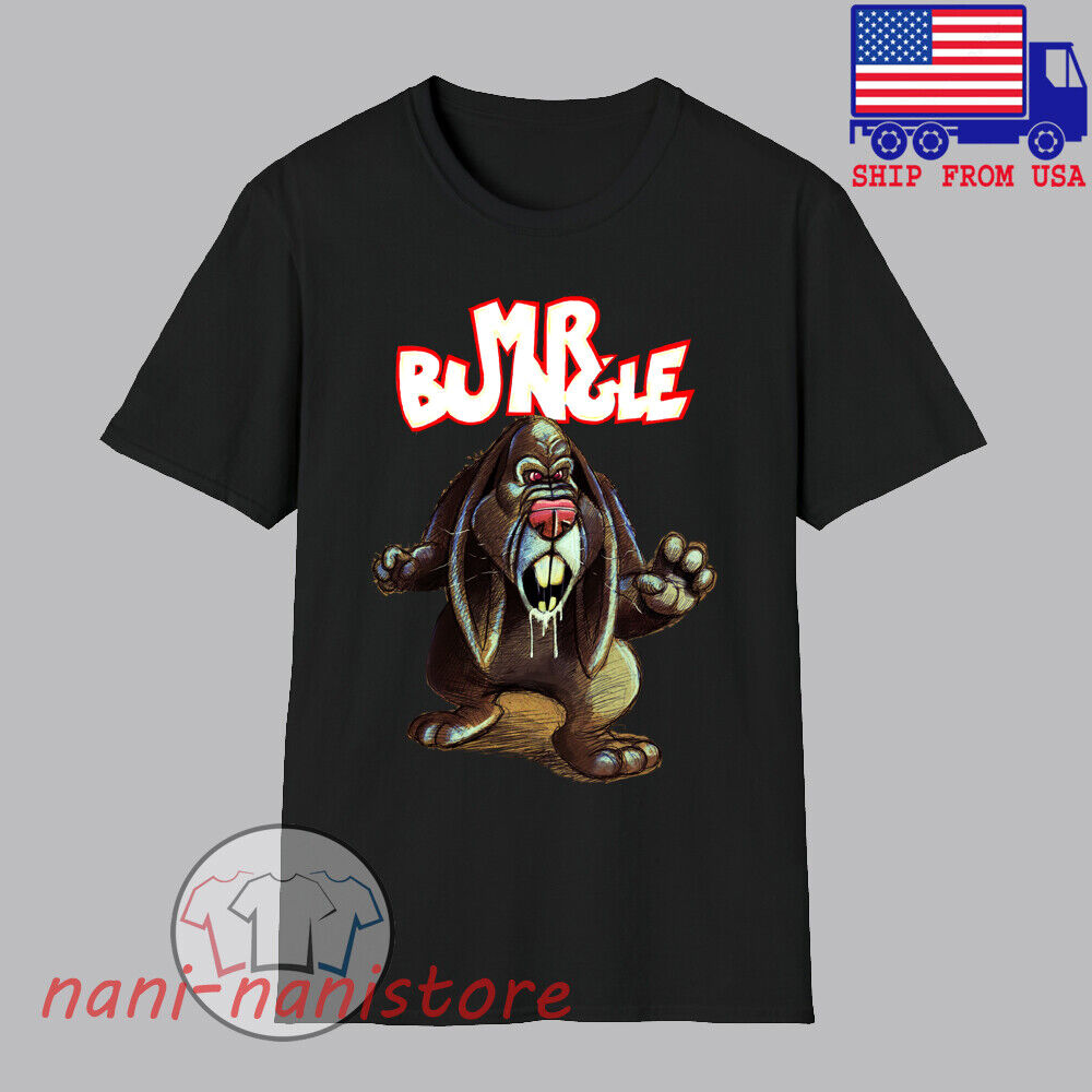 Mr Bungle Monster Bunny Men's Black T-shirt - Walmart.com