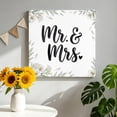 Mr Canvas Wall Art for Living Room, Mrs Poster Print Painting for ...