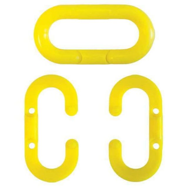Mr. Chain Chain Link,1-1/2 In.,Yellow,Acetal,PK10 30702-10 - Walmart.com