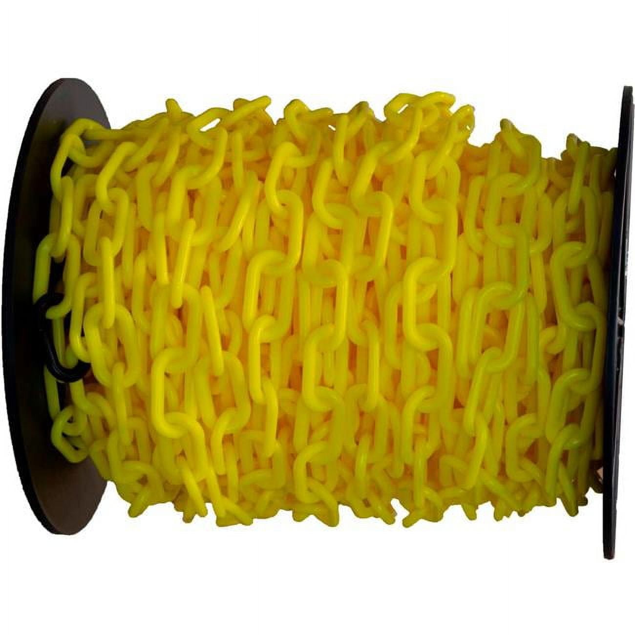 Mr. Chain Plastic Chain Barrier On A Reel, Yellow - 1.5 in. x 200 ft ...