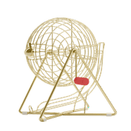 Mr. Chips 38mm Multi-Colored 6 Sided Bingo Balls - Ping Pong Style for ...