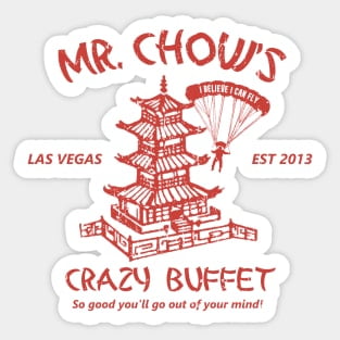 Mr. Chow'S Crazy Buffet Sticker Phone Decal Water Bottle Stickers Car ...