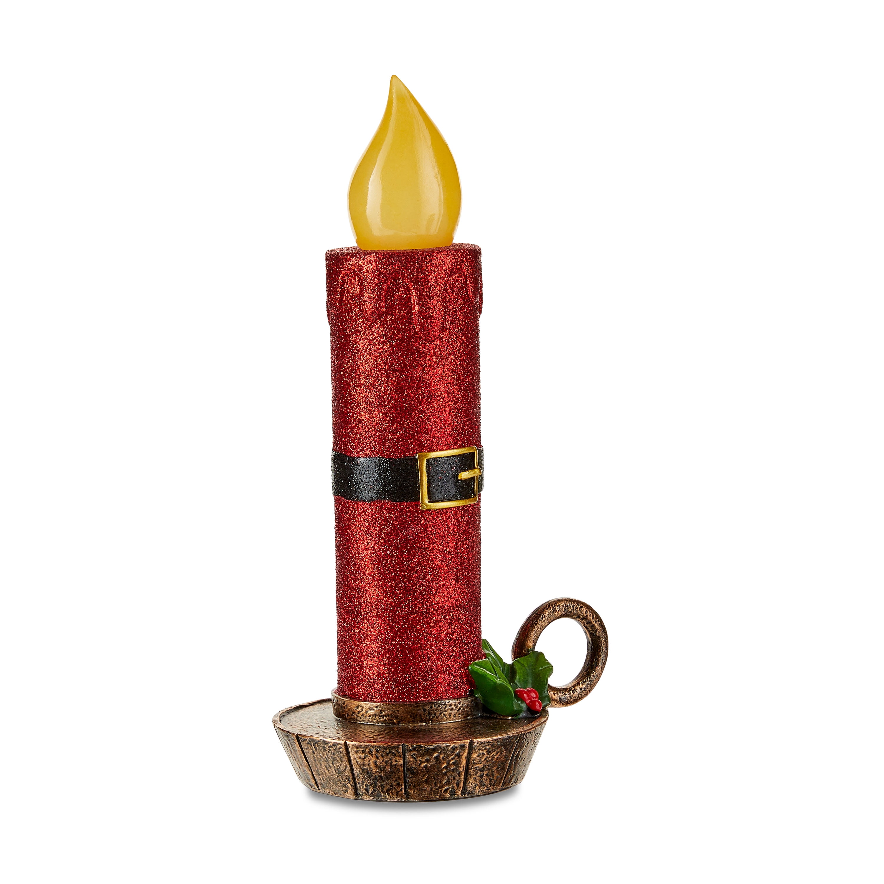 Mr. Christmas 10" Santa Belt Candle Decor - Walmart.com