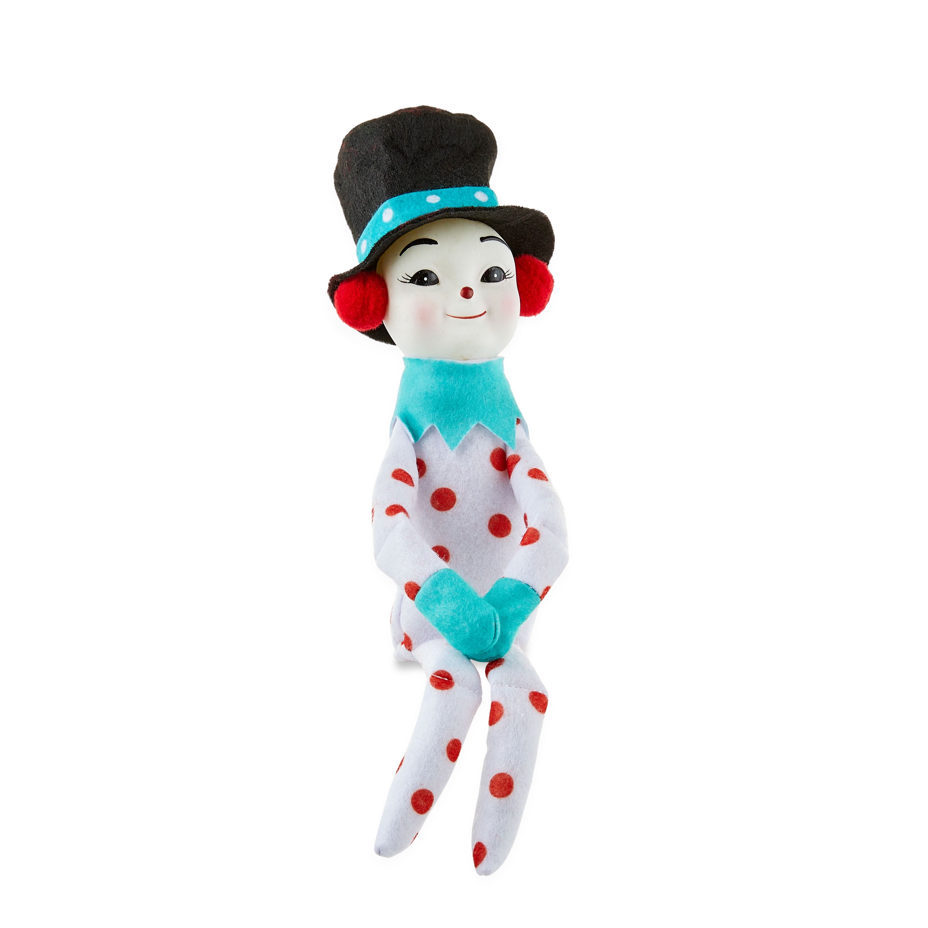Mr. Christmas 6.5" Decorative Teal Snowman Knee Hugger - Walmart.com