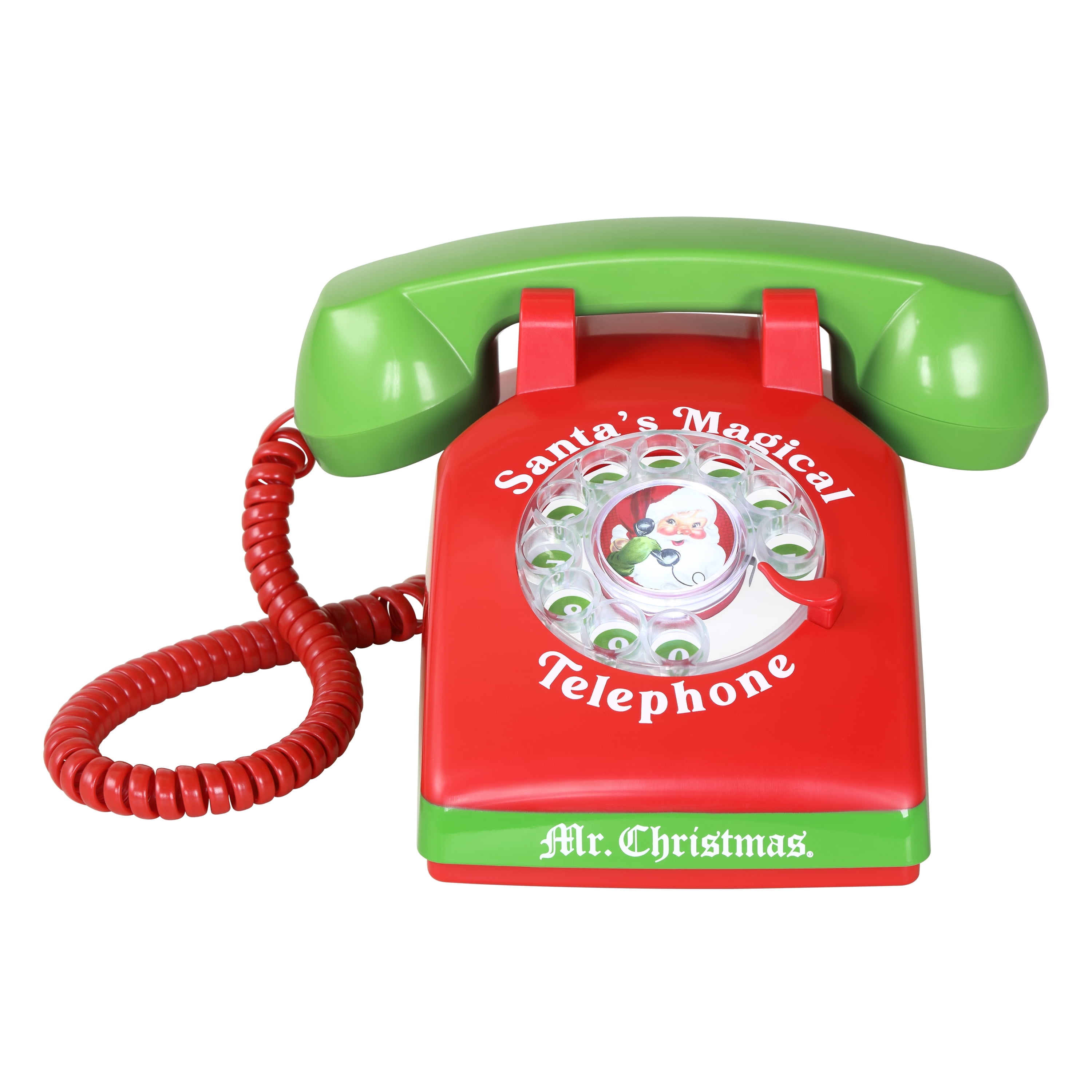 Mr. Christmas 8 in. Santa's Magical Telephone - Walmart.com