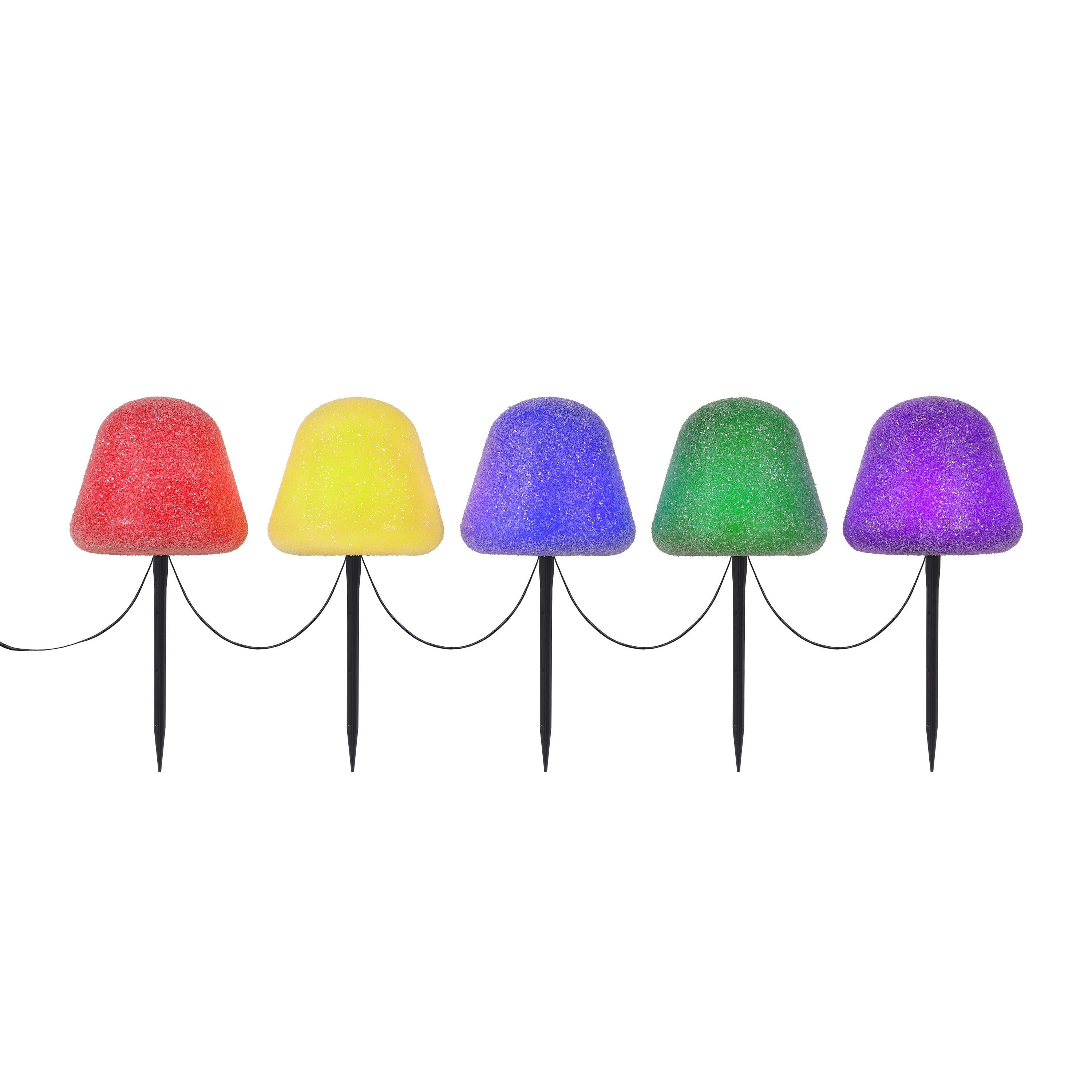 Mr. Christmas, 8 in. Sugared Gumdrop Pathway Lights - Walmart.com