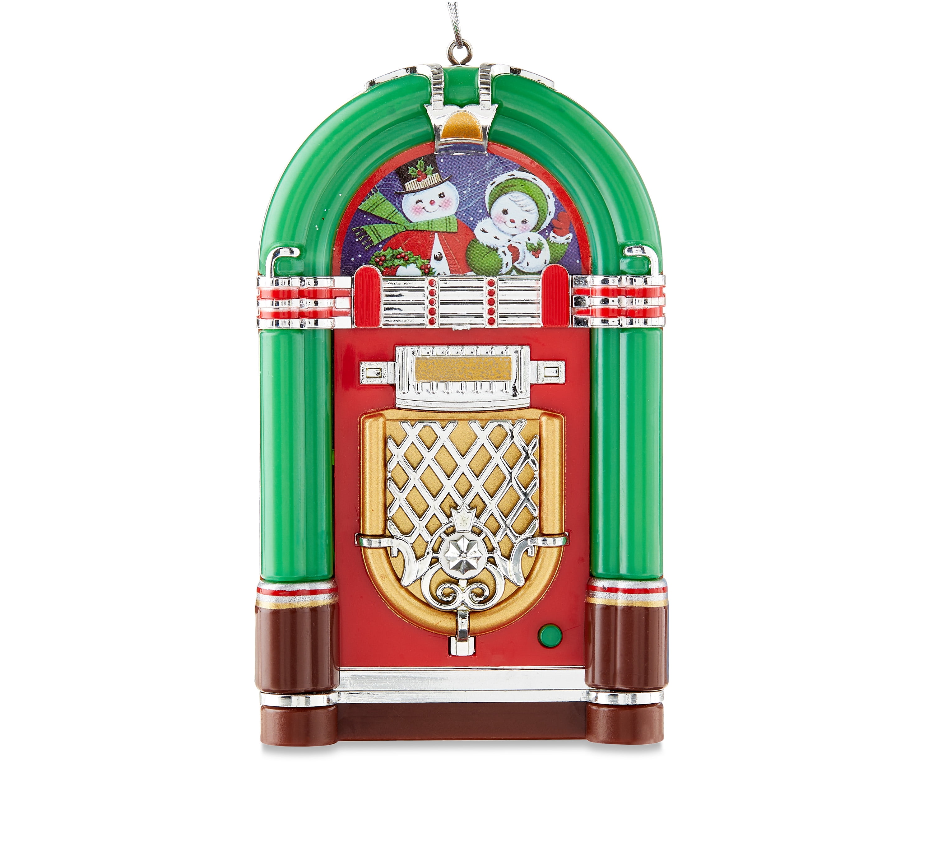 Mr. Christmas Mini Jukebox Ornament Green - Walmart.com