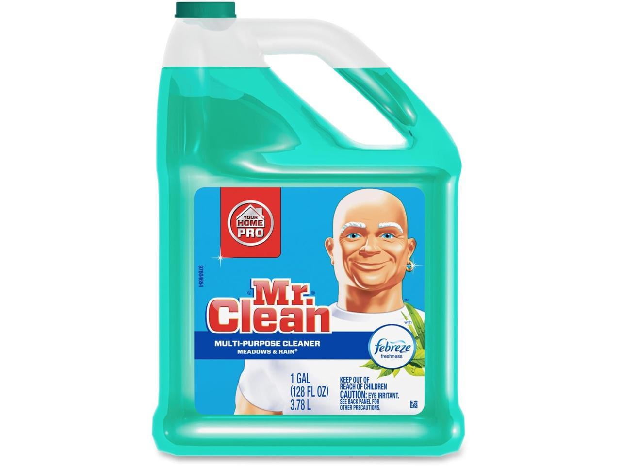 Mr. Clean 23124 Multipurpose Cleaning Solution W/febreze,128oz Bottle ...