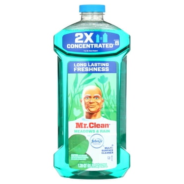Mr. Clean Febreze Freshness Multi-Surface Cleaner, Meadows & Rain, 128 ...