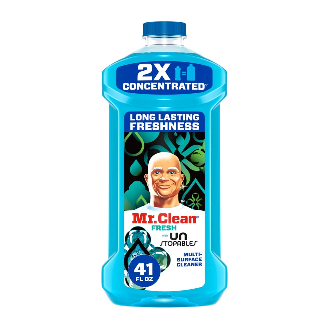 Mr. Clean 2X Concentrated Multi Surface Cleaner, Unstopables Fresh ...