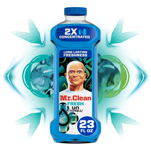 Mr. Clean 2X Multi Surface Cleaner, Unstopables Fresh Scent, 23 fl oz ...