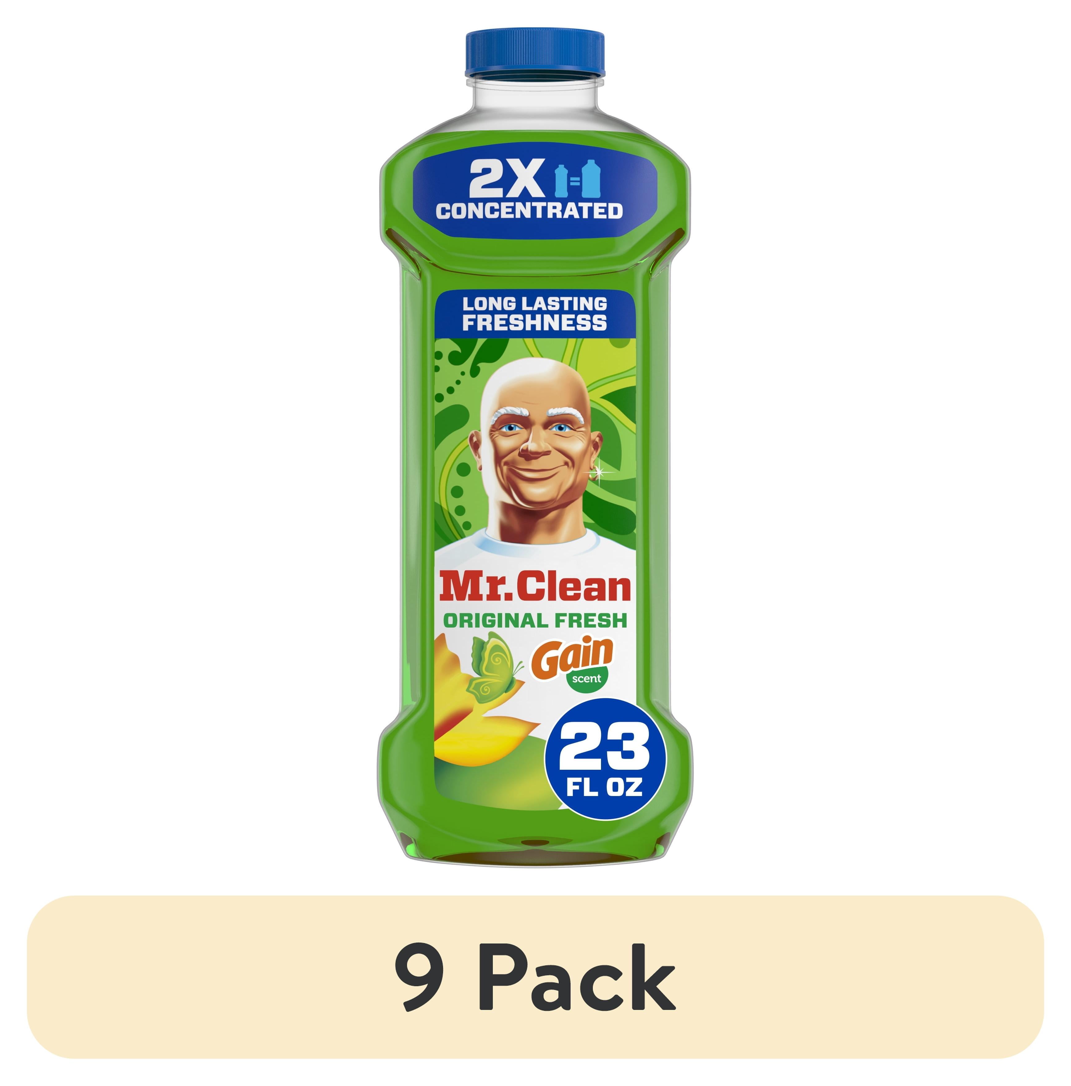 (9 pack) Mr. Clean 2X Concentrated Multi Surface Cleaner with Gain ...