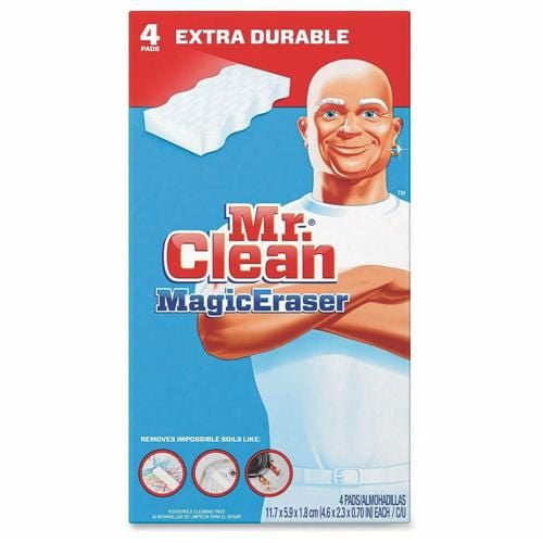 Mr. Clean 82038 Magic Eraser Extra Durable, 4 3/5-Inch X 2 2/5-Inch, 4 ...