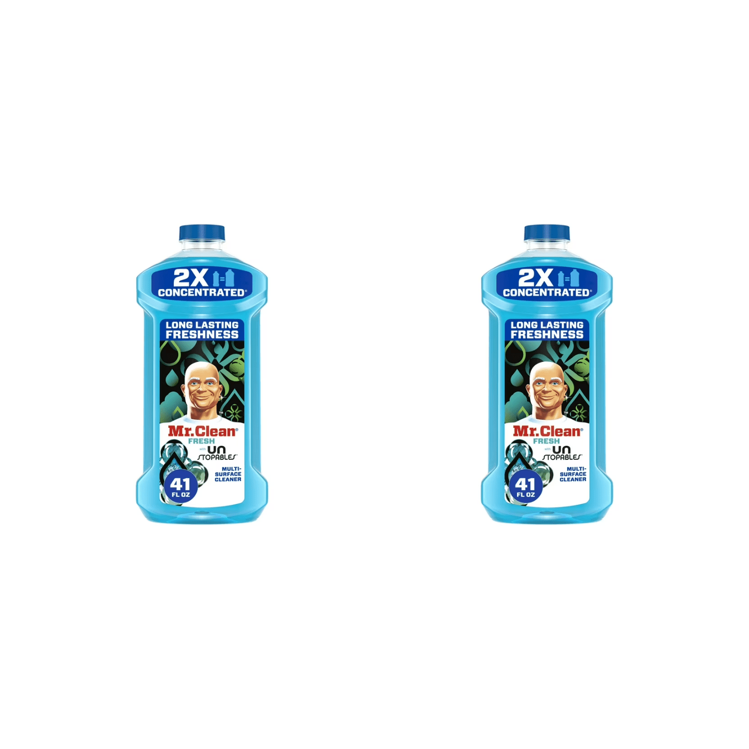 Mr. Clean All-Purpose Cleaner Fresh with Unstoppables (41 fl oz x 2 ...