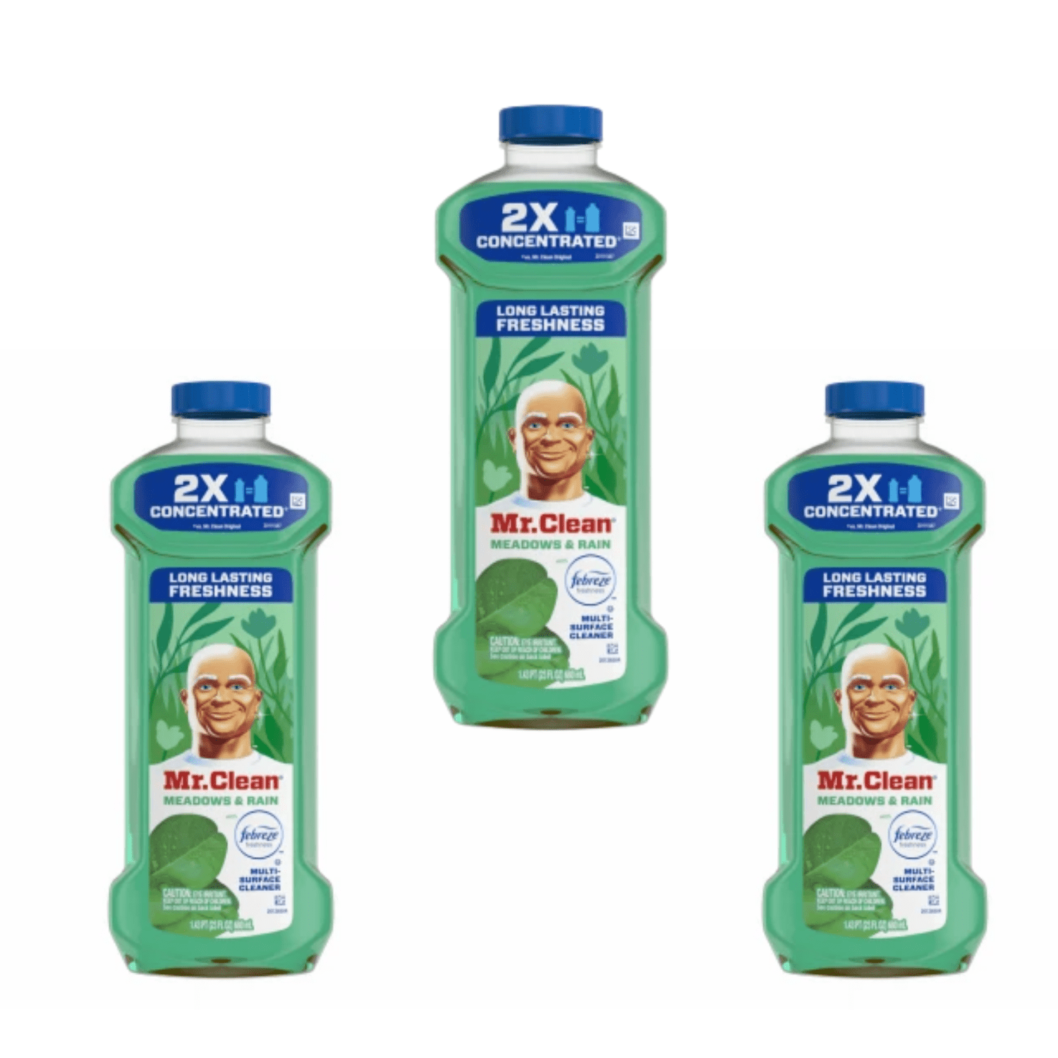 Mr. Clean All-Purpose Cleaner Meadows & Rain (23 fl oz x 3 ) - 3 Pack bottles - Walmart.com