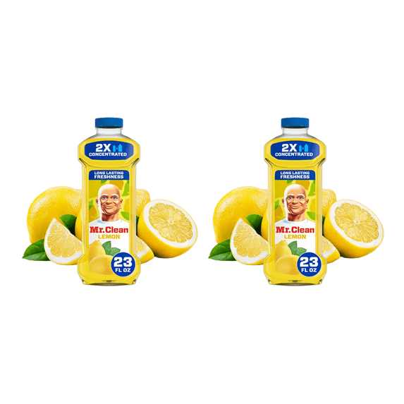 Mr. Clean Antibacterial Multi-Surface Cleaner Lemon 41 fl oz - 2 Pack ...