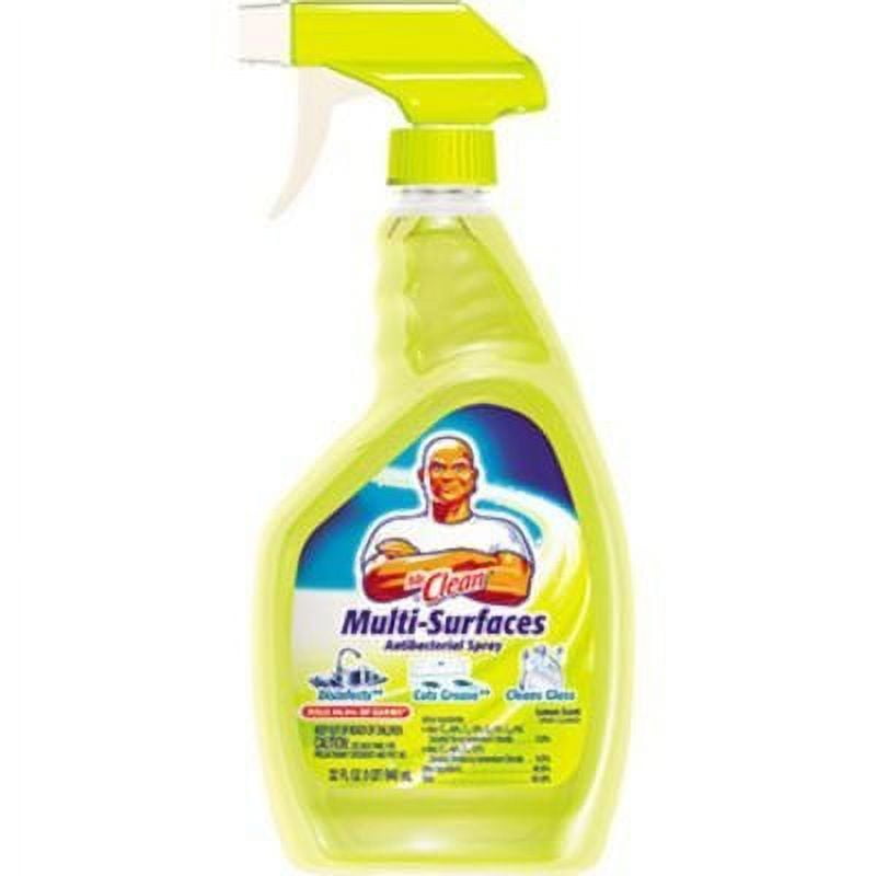Mr Clean Antibacterial Multi Surface Cleaner, Lemon Scent, 32 oz ...