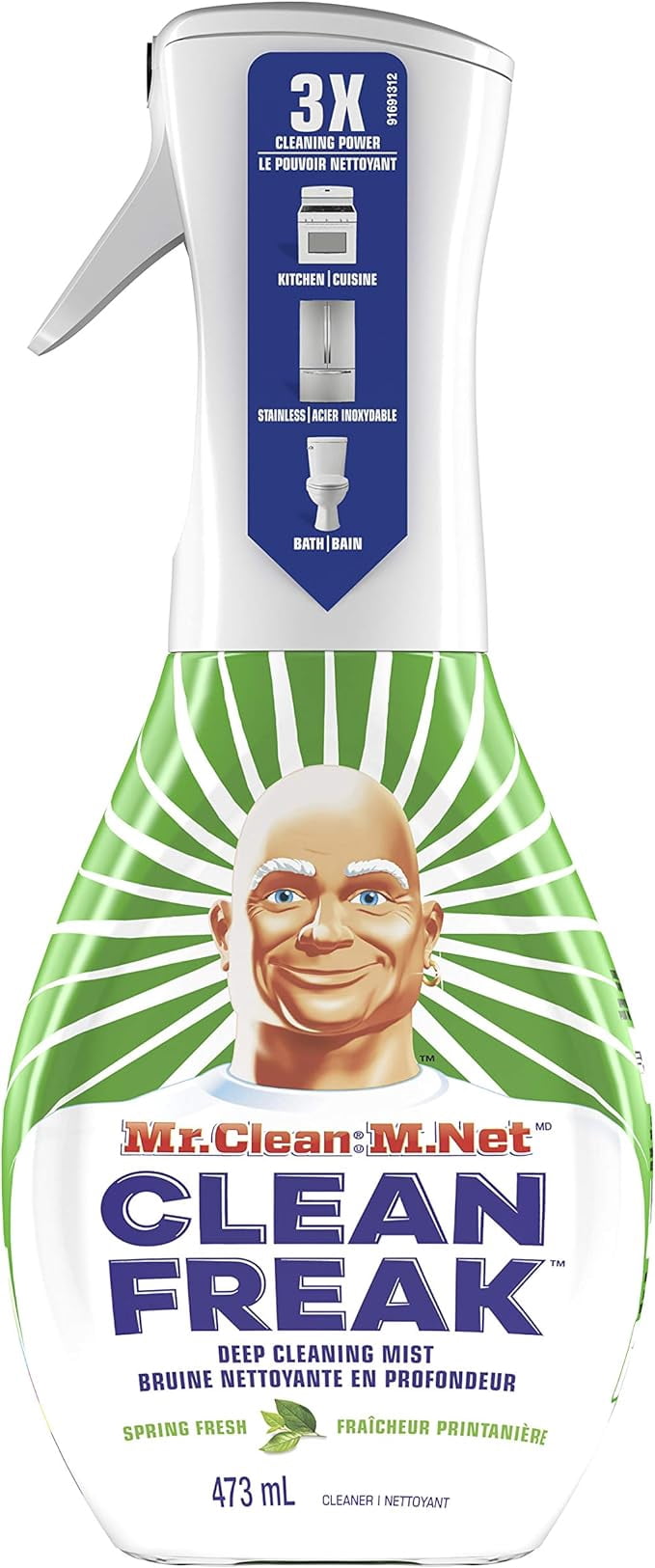 Mr. Clean Clean Freak Deep Cleaning Mist Multi-Surface Spray, Gain ...
