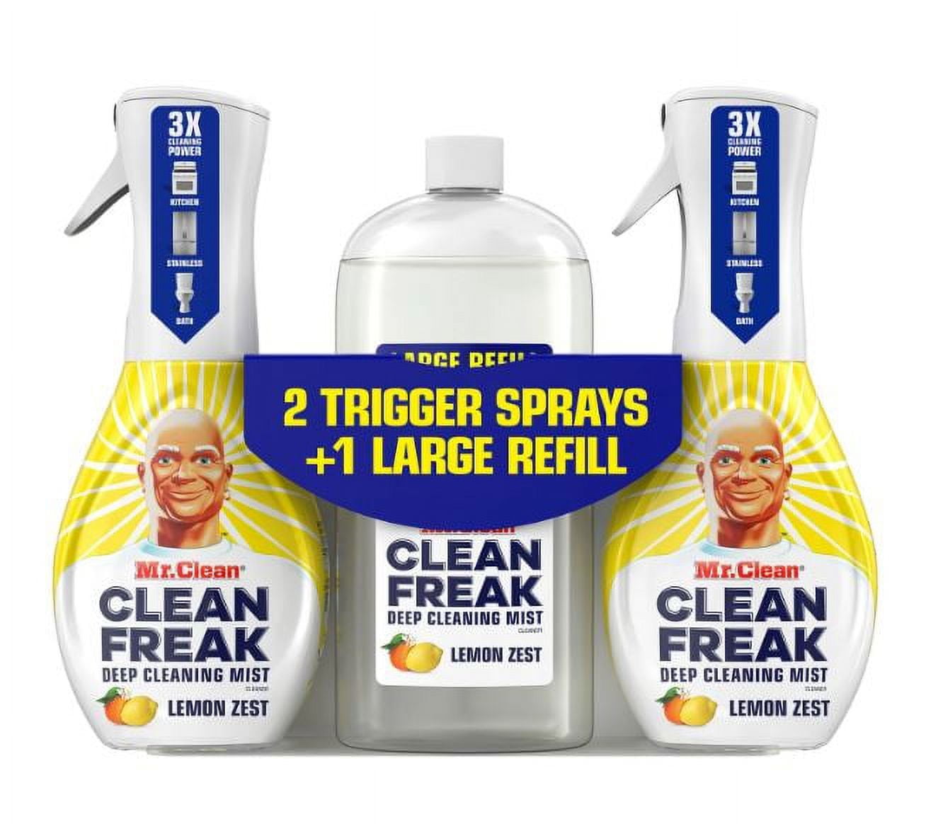 Mr. Clean, Clean Freak Deep Cleaning Mist Multi-Surface Spray + Refill ...