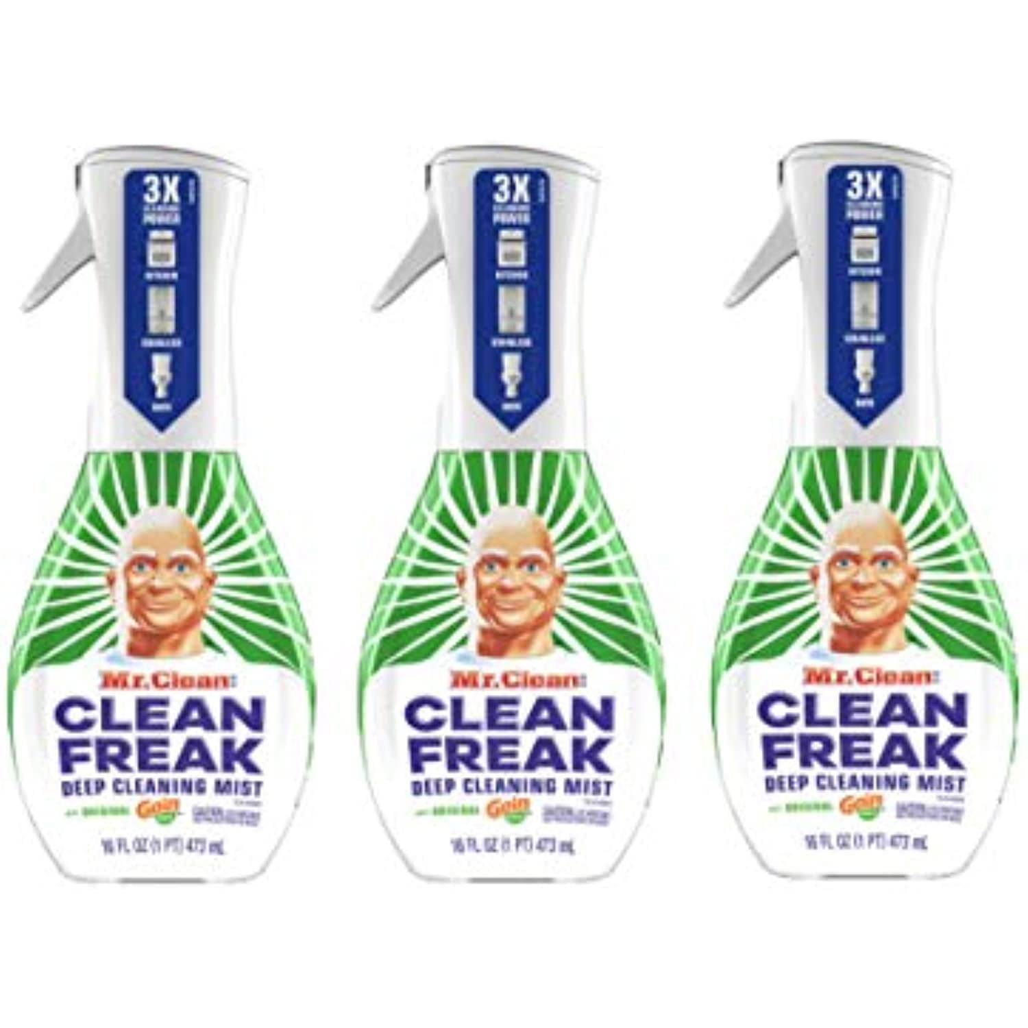 Mr. Clean Clean Freak Deep Cleaning Mist Multi-Surface Spray With Gain ...