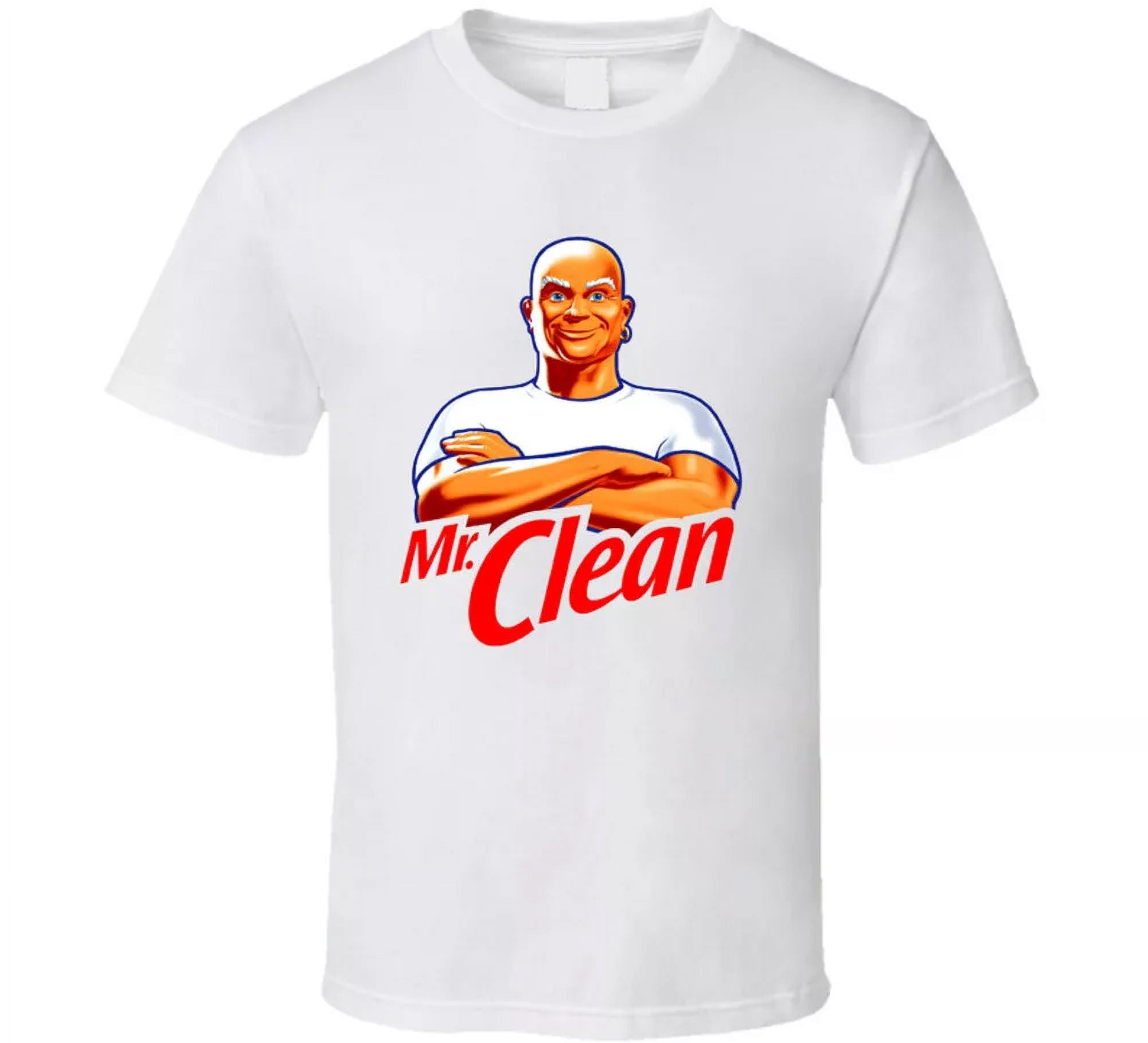 Mr Clean Cleaning Supply Mascot T Shirt - Walmart.com