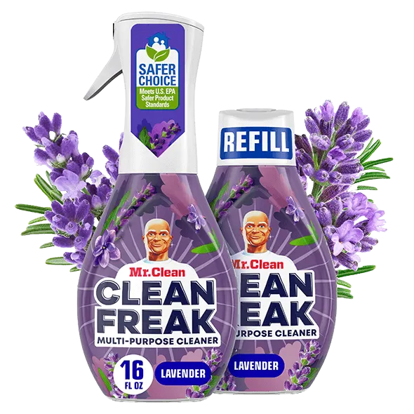 Mr. Clean Freak Deep Cleaning Mist Multi-Surface Spray Lavender Bundle ...