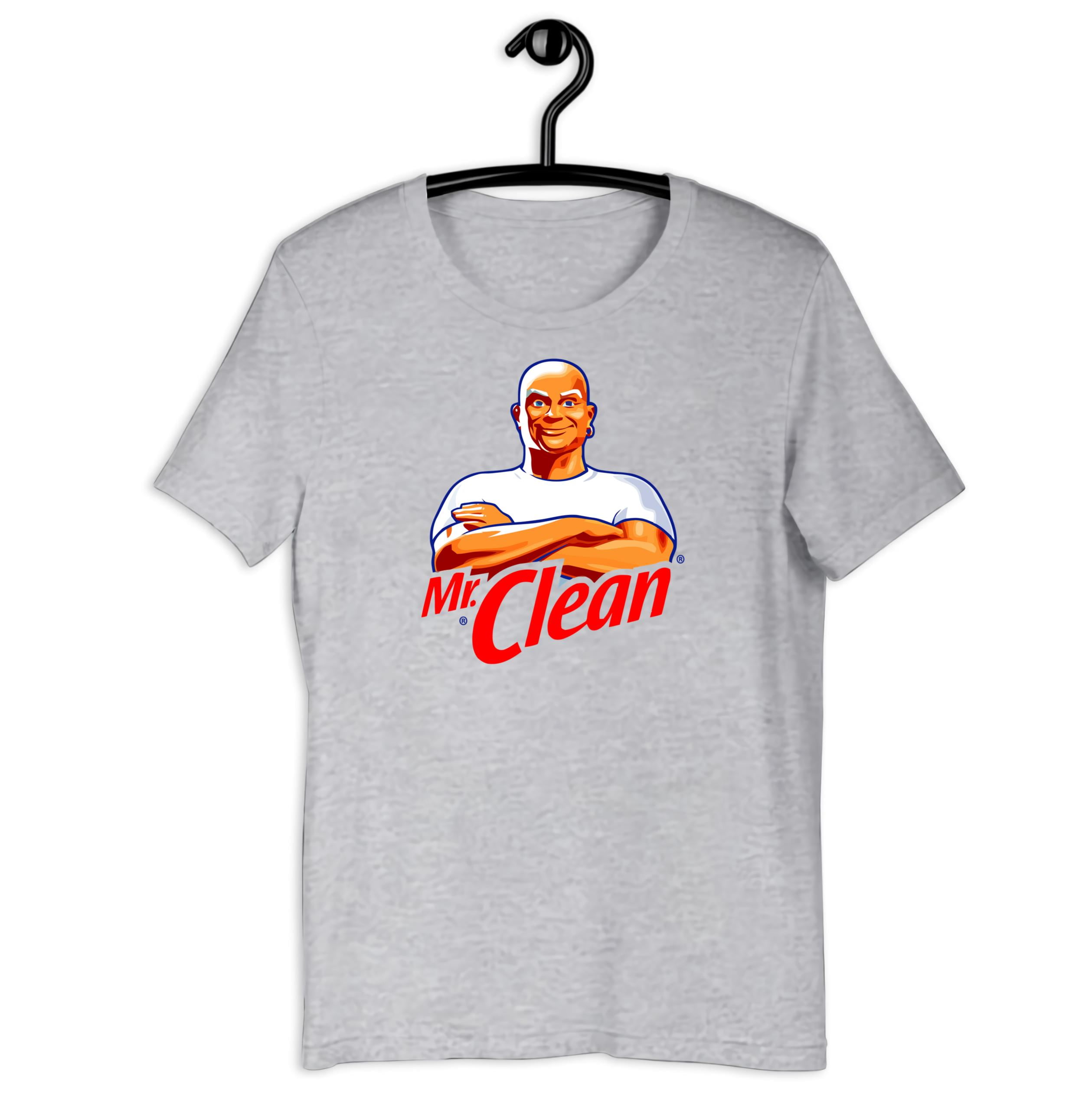 Mr Clean Logo Cleaning Product Fan T Shirt-TH29805 - Walmart.com