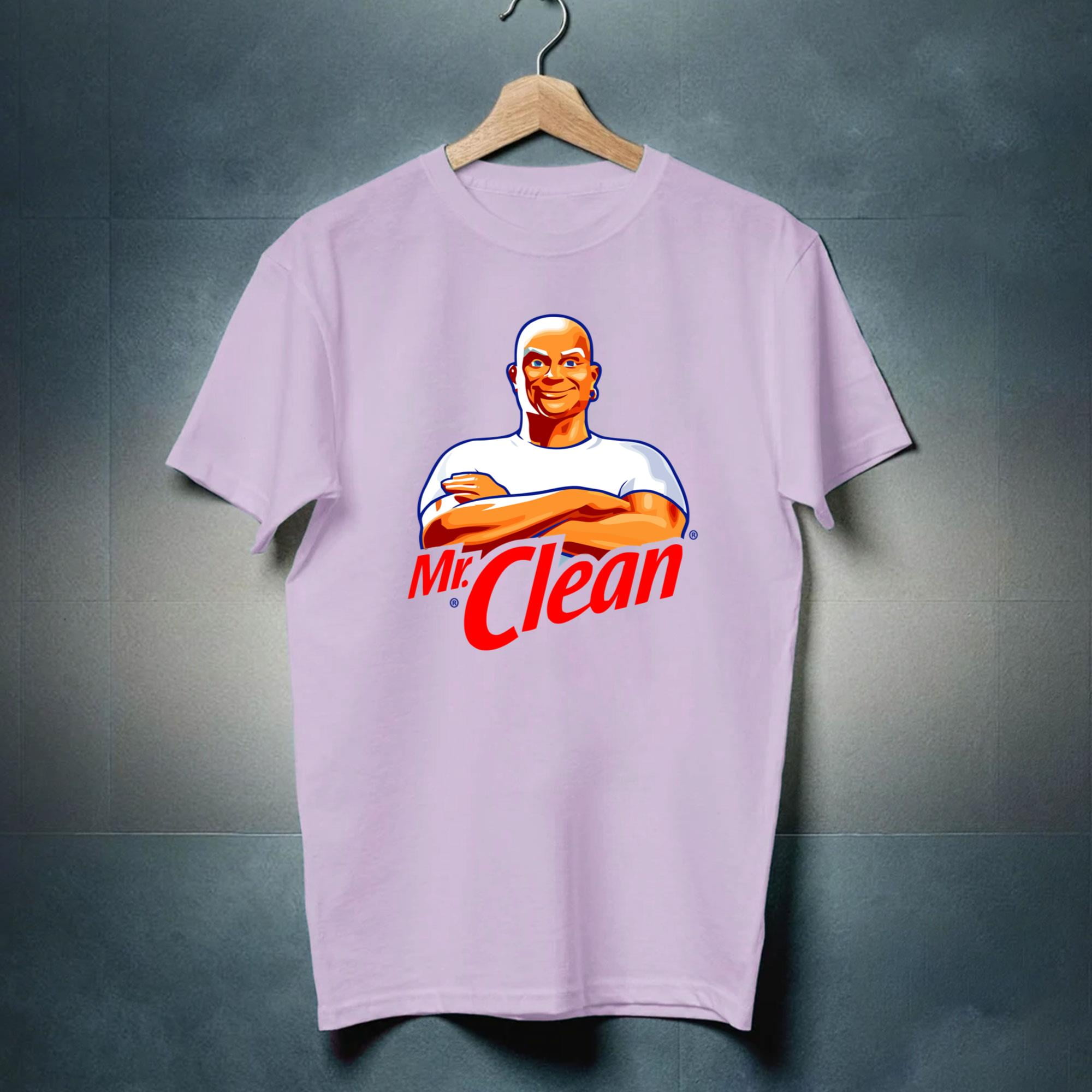 Mr Clean Logo Cleaning Product Fan T Shirt-TH29805 - Walmart.com
