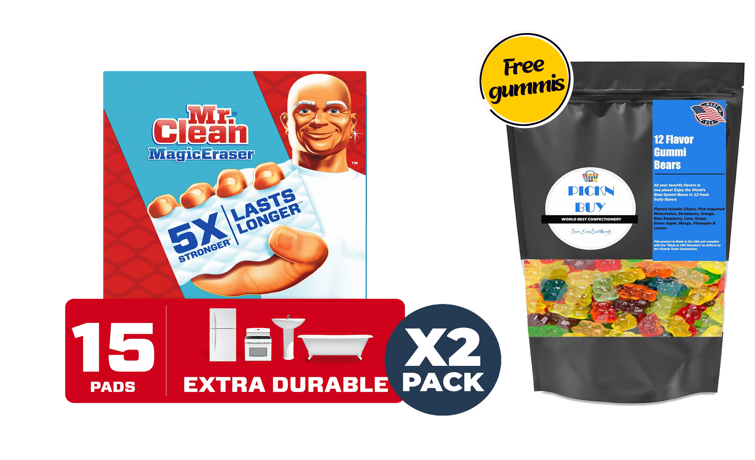 Mr. Clean Magic Eraser Extra Durable Scrubber Sponges. - Walmart.com