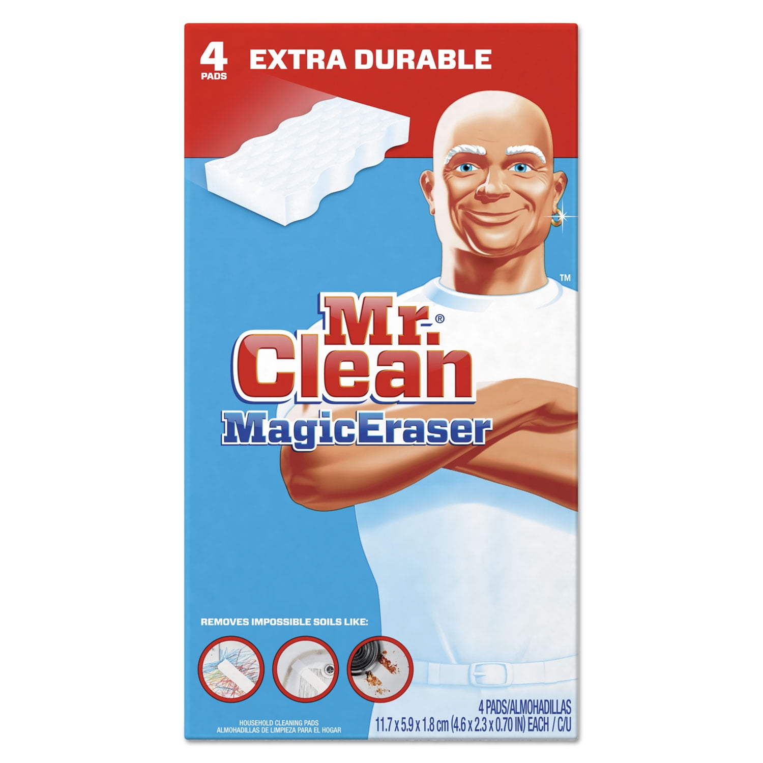 Mr. Clean® Magic Eraser Extra-Durable Cleaning Pads With Durafoam ...