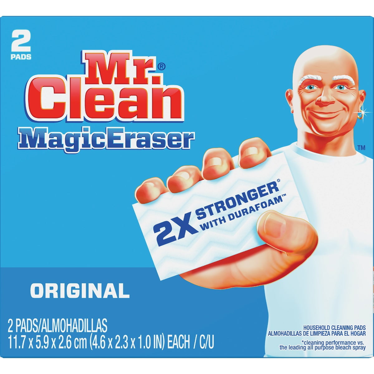 Mr. Clean Magic Eraser Original 43515 Scrub Sponge Durafoam Clean 2 ...