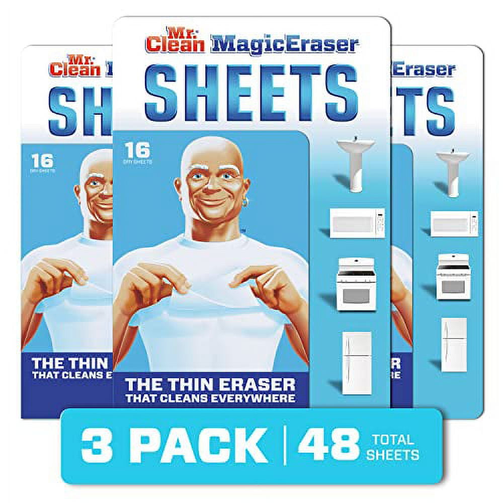 Mr. Clean Magic Eraser .. Sheets, Shoe, Bathroom, and .. Shower Cleaner ...