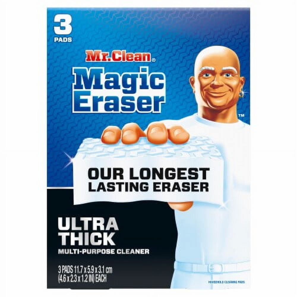 Mr. Clean Magic Eraser Ultra Thick Multi-Purpose Cleanerb Multipack 3 ...