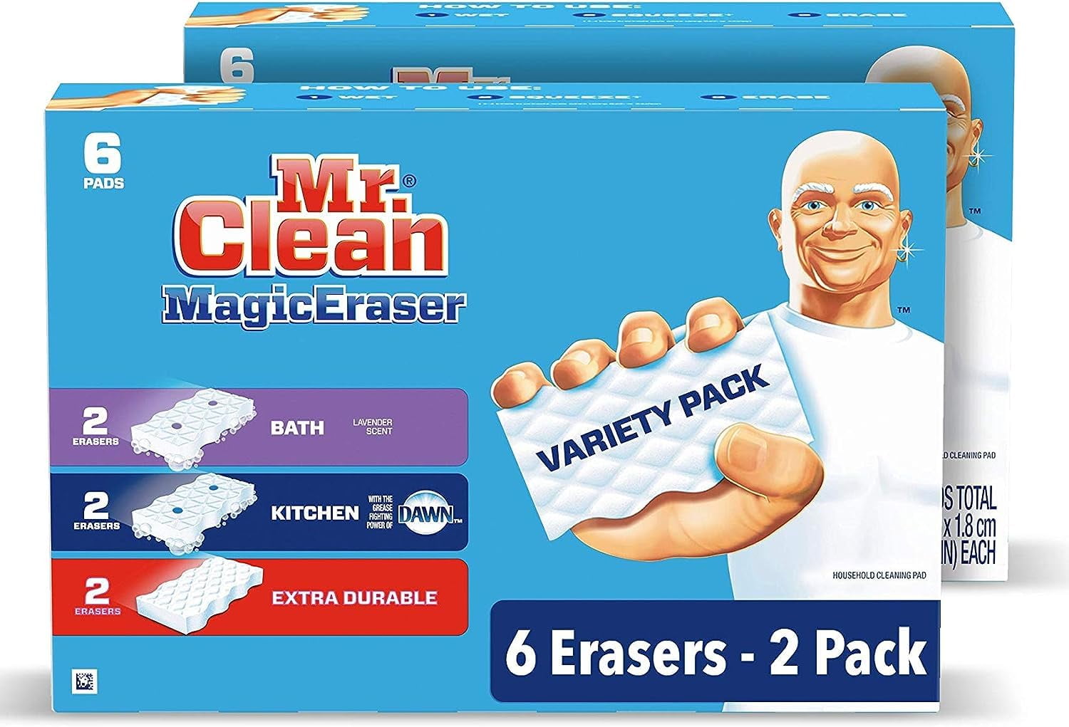 Mr. Clean Magic Eraser Variety Pack Foam Cleaning Pads, 12 Count ...