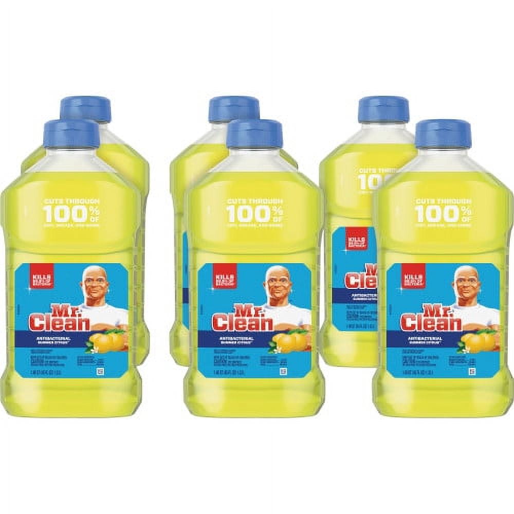 Mr. Clean Antibacterial Cleaner, Multi-Surface, Summer Citrus Scent, 45 ...