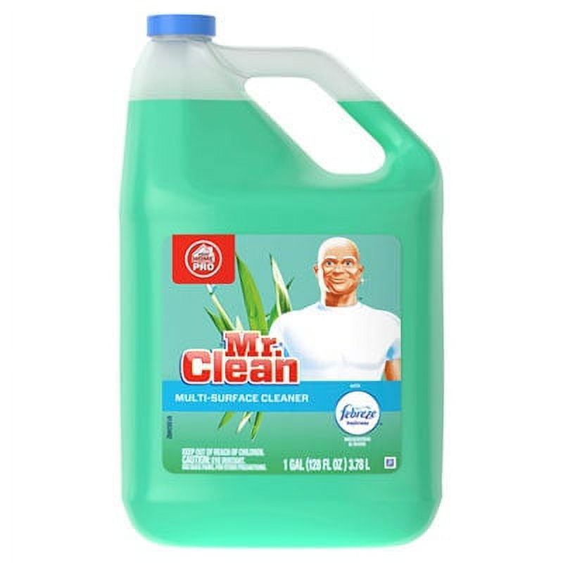Mr. Clean Multi-Surface Cleaner with Febreze Freshness, Meadows & Rain ...