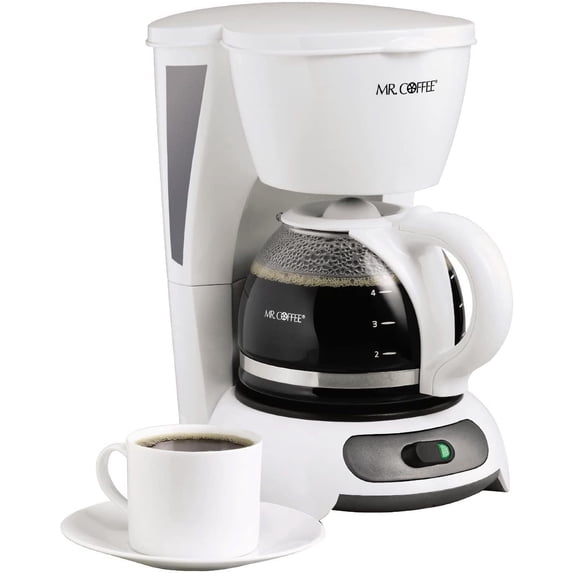 Mr. Coffee 4-Cup Automatic Shutdown Coffee Maker with Pause 'n Serve ...