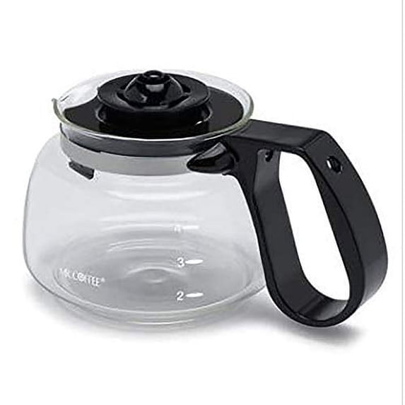 Mr. Coffee 4-Cup Glass Coffee Decanter, Easy-Pour Spout, Dishwasher ...