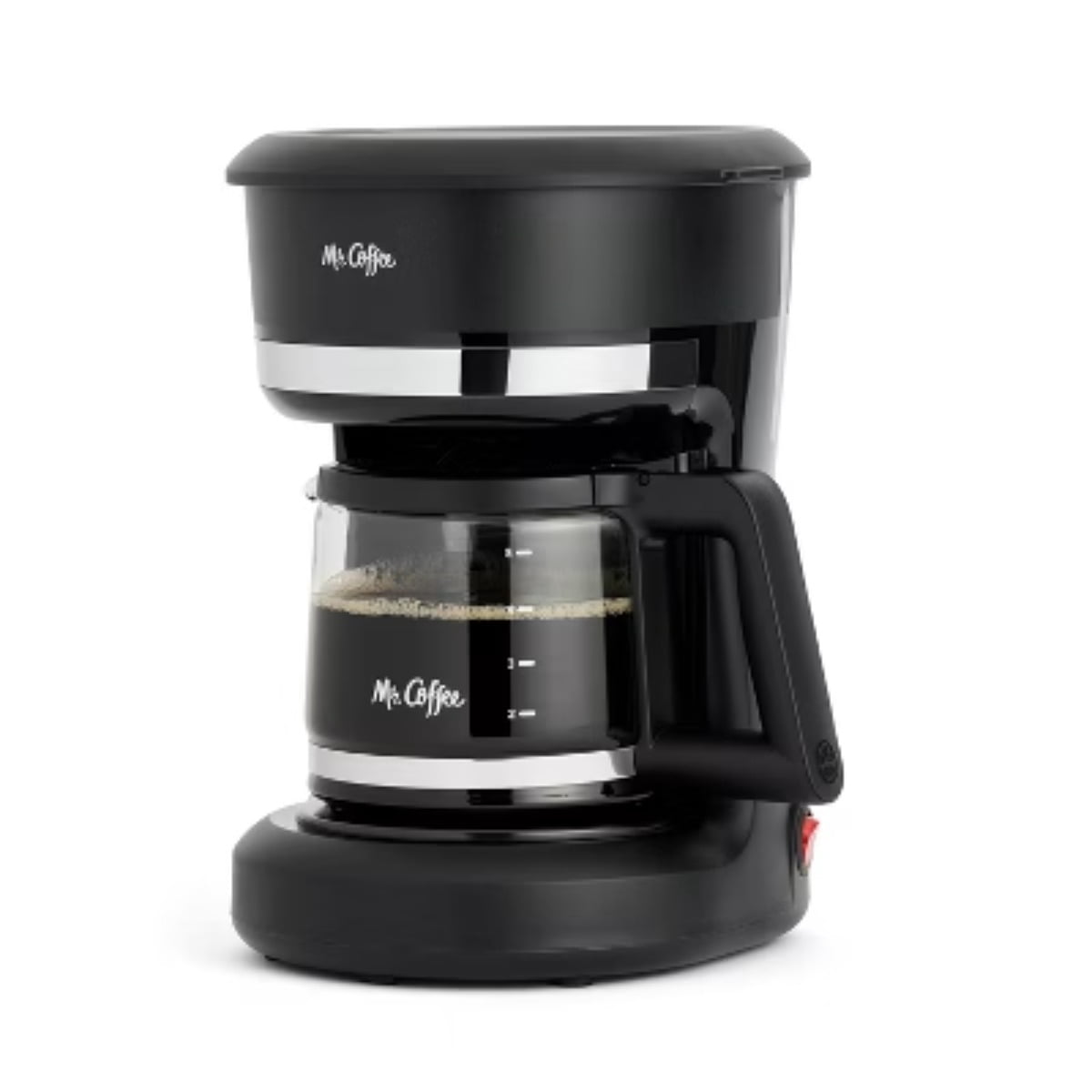 Mr. Coffee 5 Cup Switch Coffee Maker Black: Small Drip Coffee Machine ...