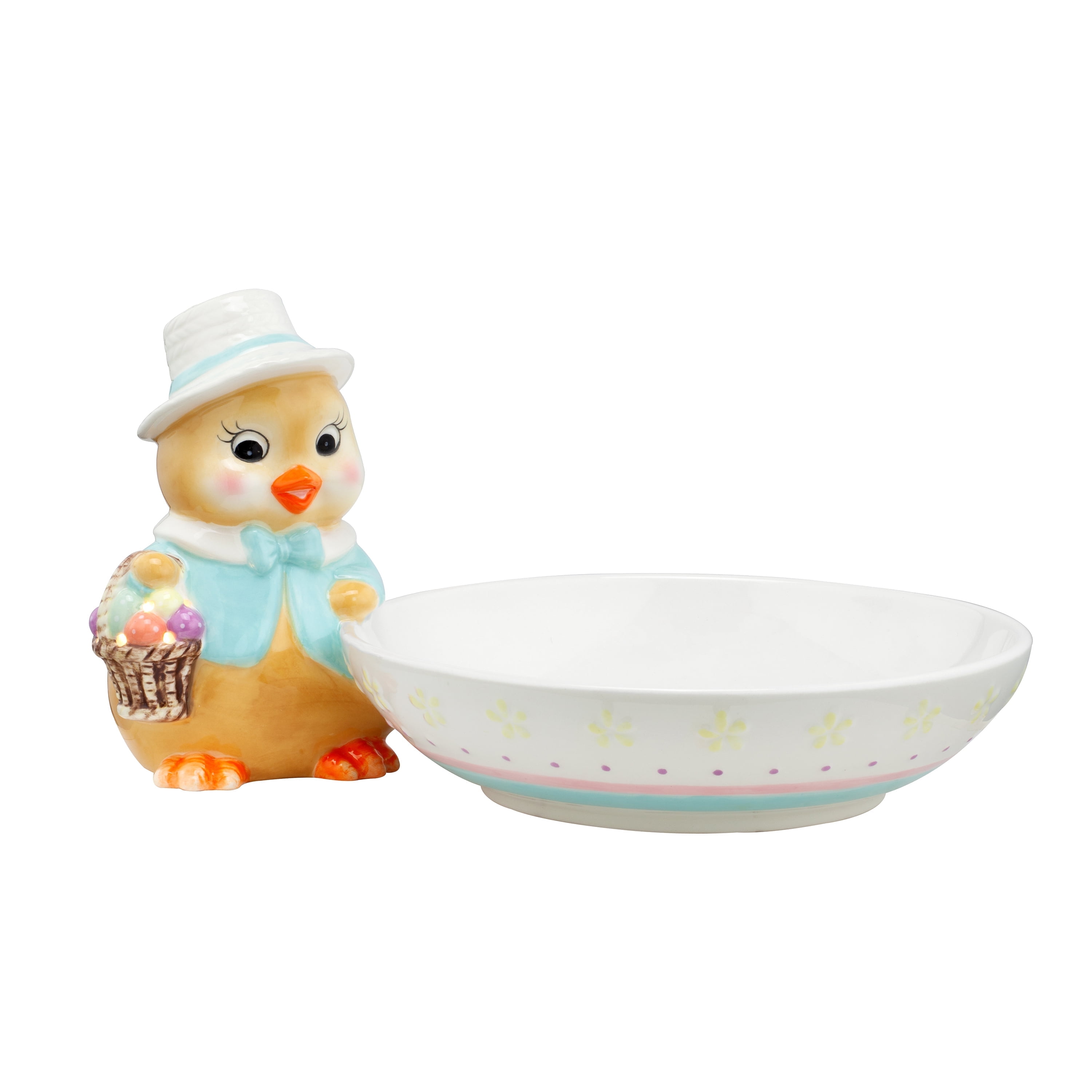 Mr. Cottontail Easter Ceramic Chick Candy Dish - Walmart.com