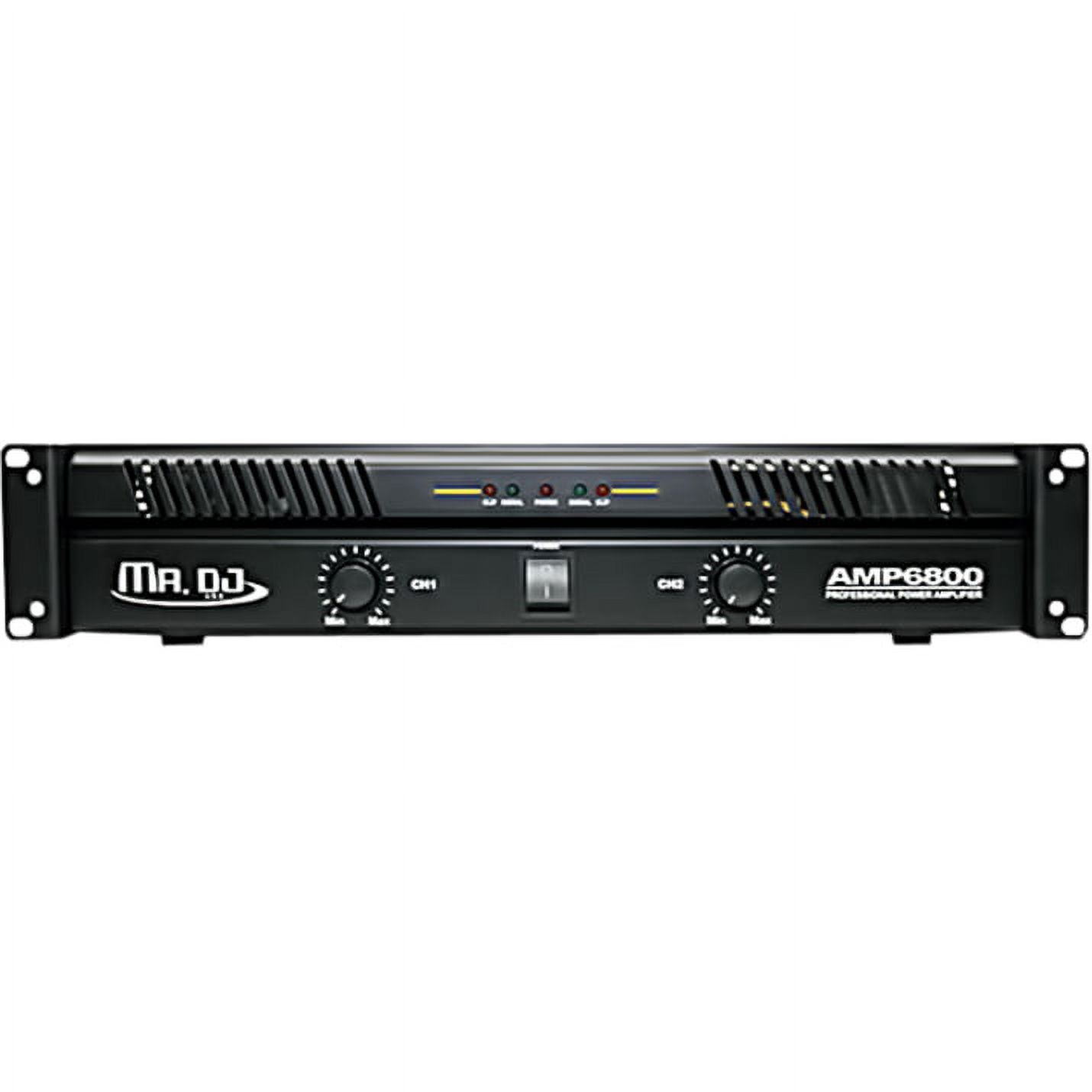 Mr. DJ Dynamic AMP-6800 Professional Music Audio Amplifier, 800 W RMS ...