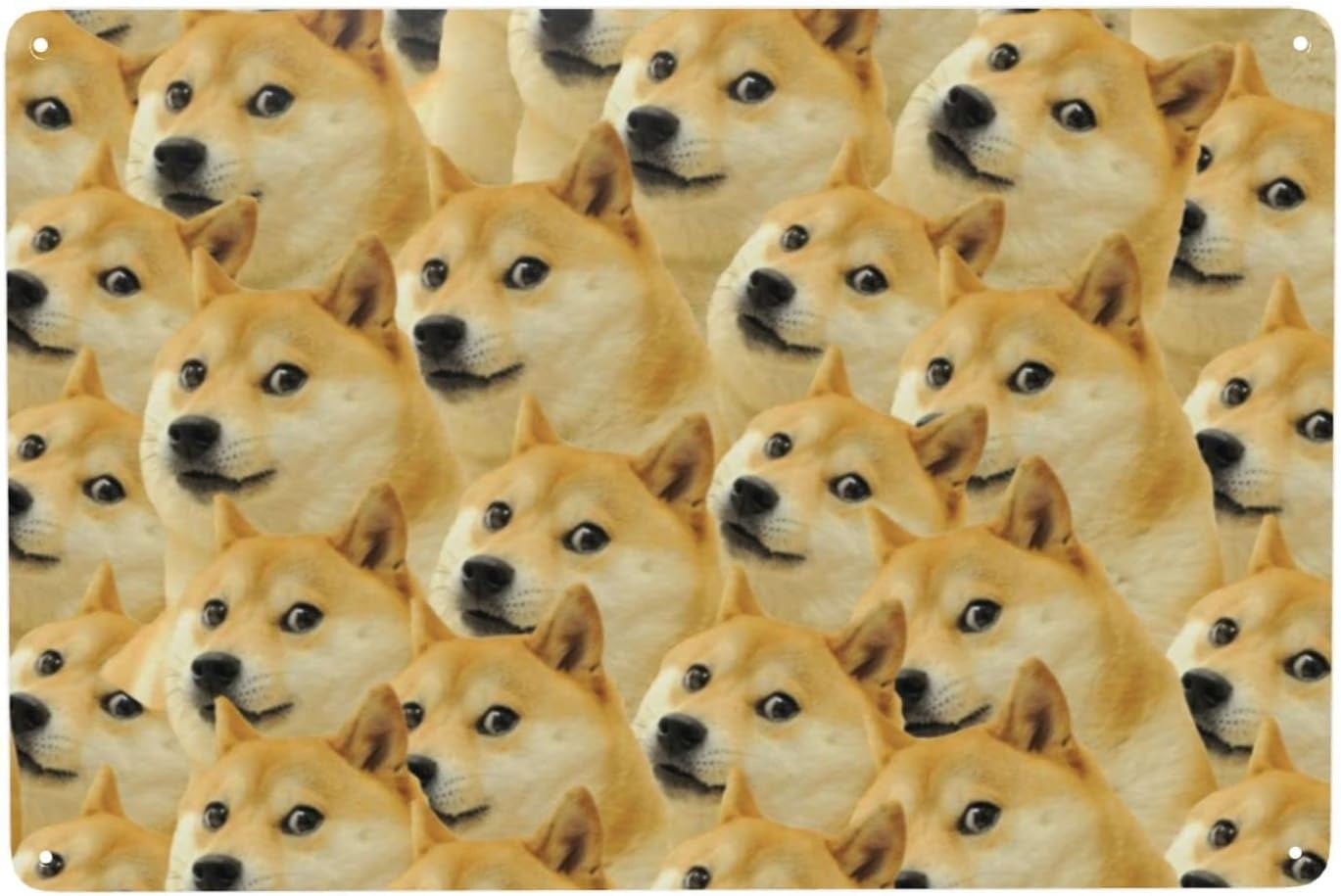 Mr Doge Meme Dog Metal Tin Sign Vintage Wall Decor 8x12 In Metal Tin ...