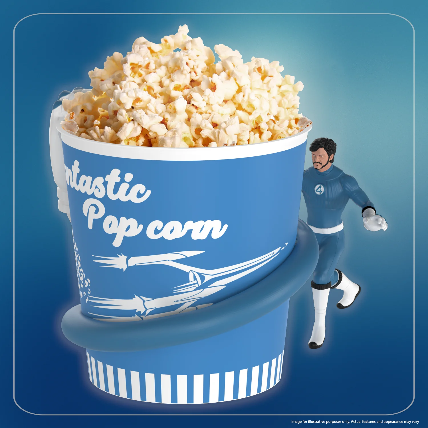 Mr. Fantastic Popcorn Bucket, From The Fantastic Four First Steps Movie ...
