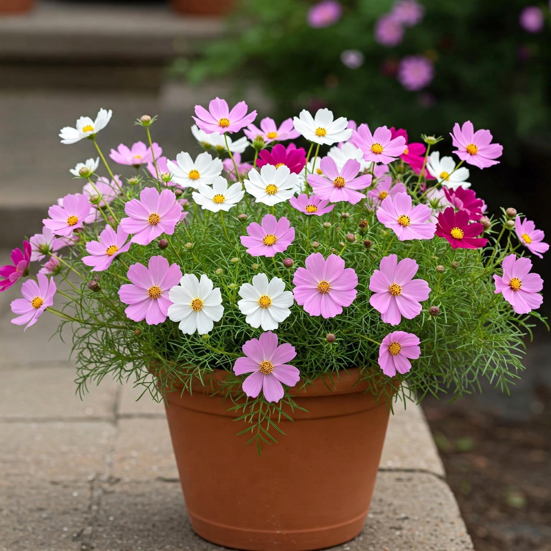 Mr Fothergill's Cosmos Dwarf Mix Oh Sow Simple Flower Seed Easy to Grow ...