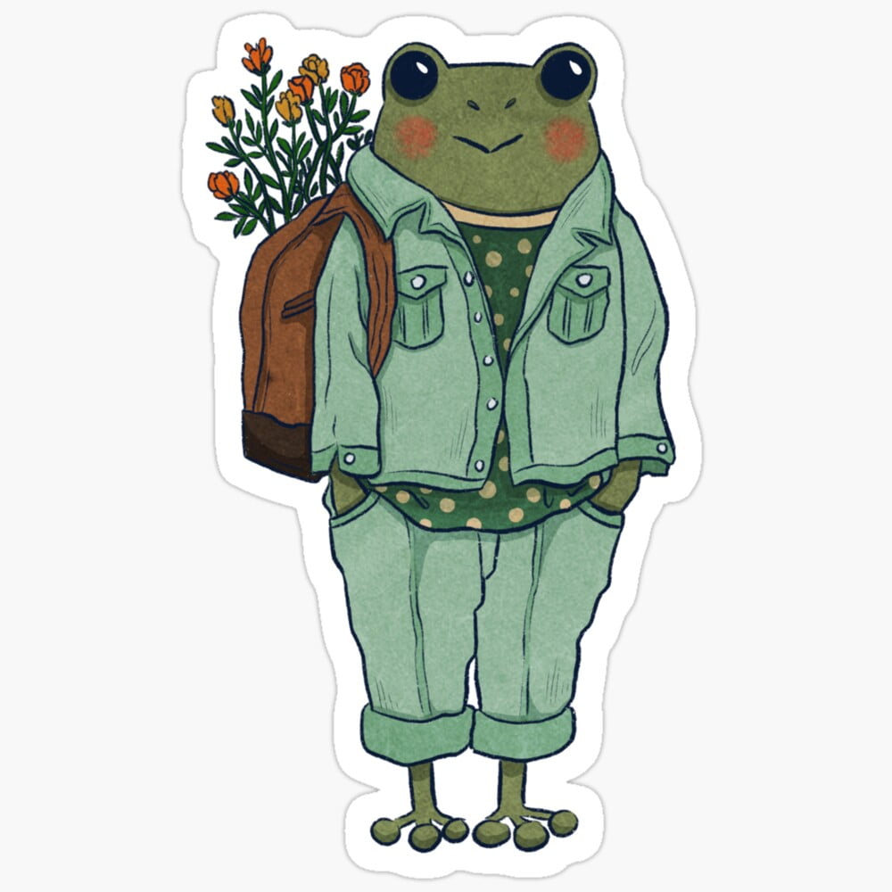 Mr. Frog - Casual Sticker Phone Decal Water Bottle Stickers Car Decals ...