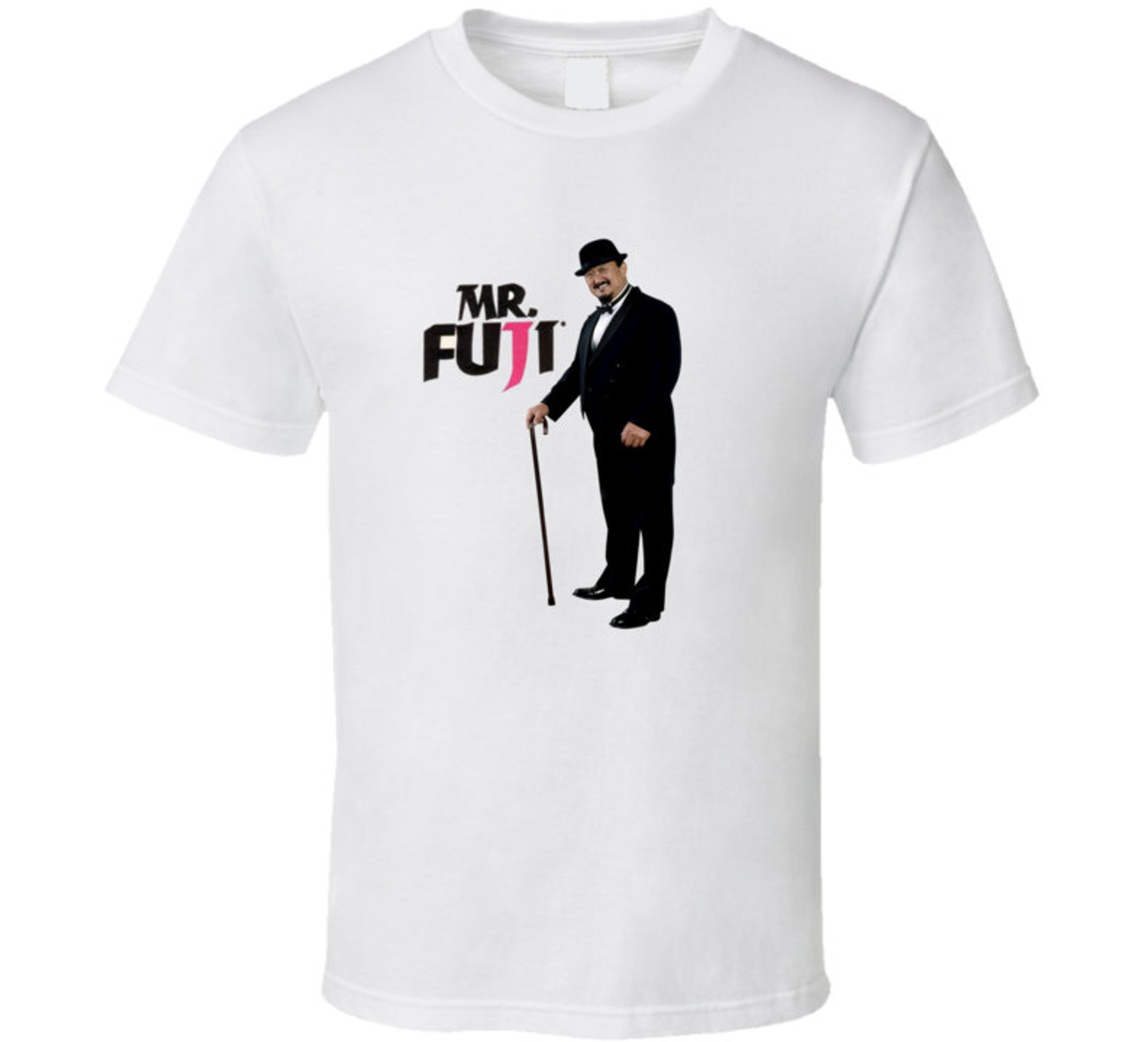 Mr. Fuji Wwf Legend Wrestling T Shirt - Walmart.com