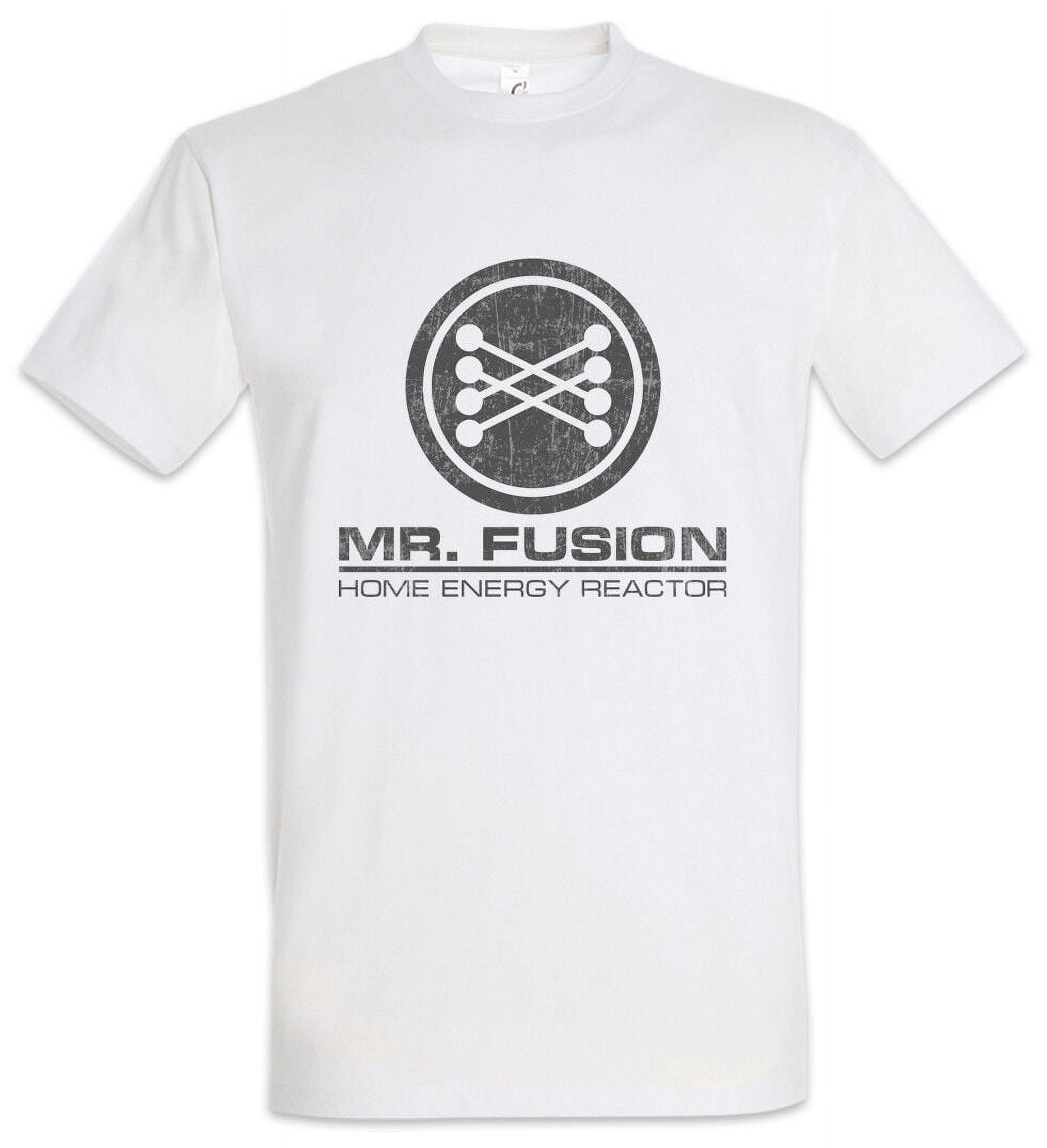 Mr. Fusion T-Shirt Back to Logo Symbol the Sign Home Energy Reactor ...